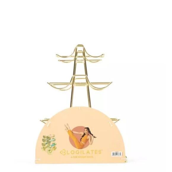 Blogilates | Storage & Organization | Blogilates 4 Tier Weight Rack ...